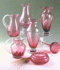 Gold Ruby Glass from Gibraltar